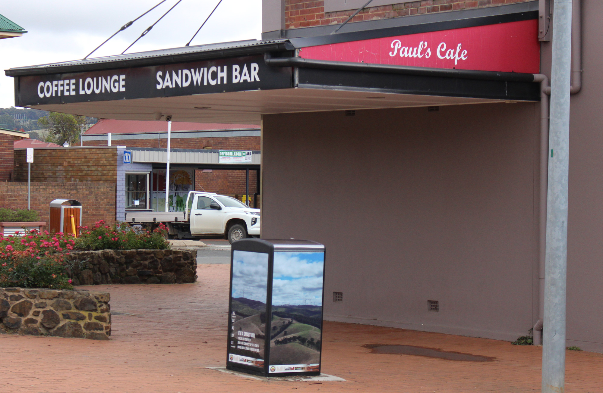 Solar powered smart bins installed | Upper Lachlan Shire Council